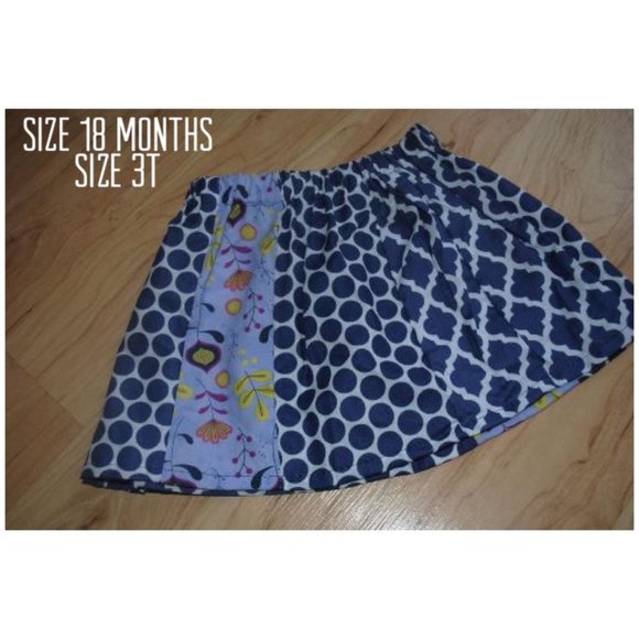Bottoms | Fun Boutique Patchwork Skirt For Girls | Poshmark